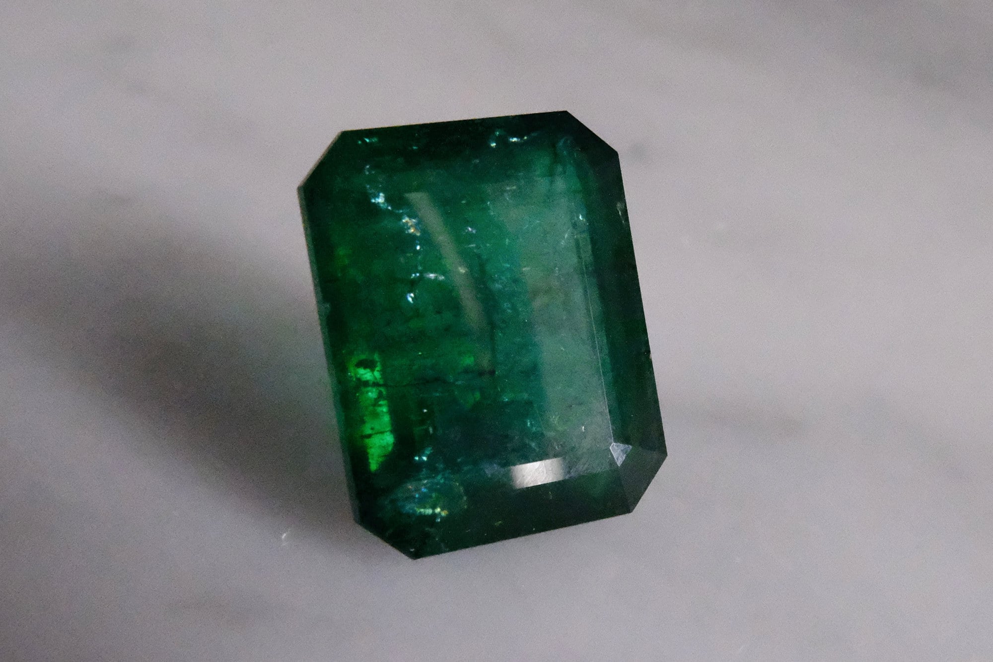 37ct Big Emerald Stone Zambian | Gem Gardener