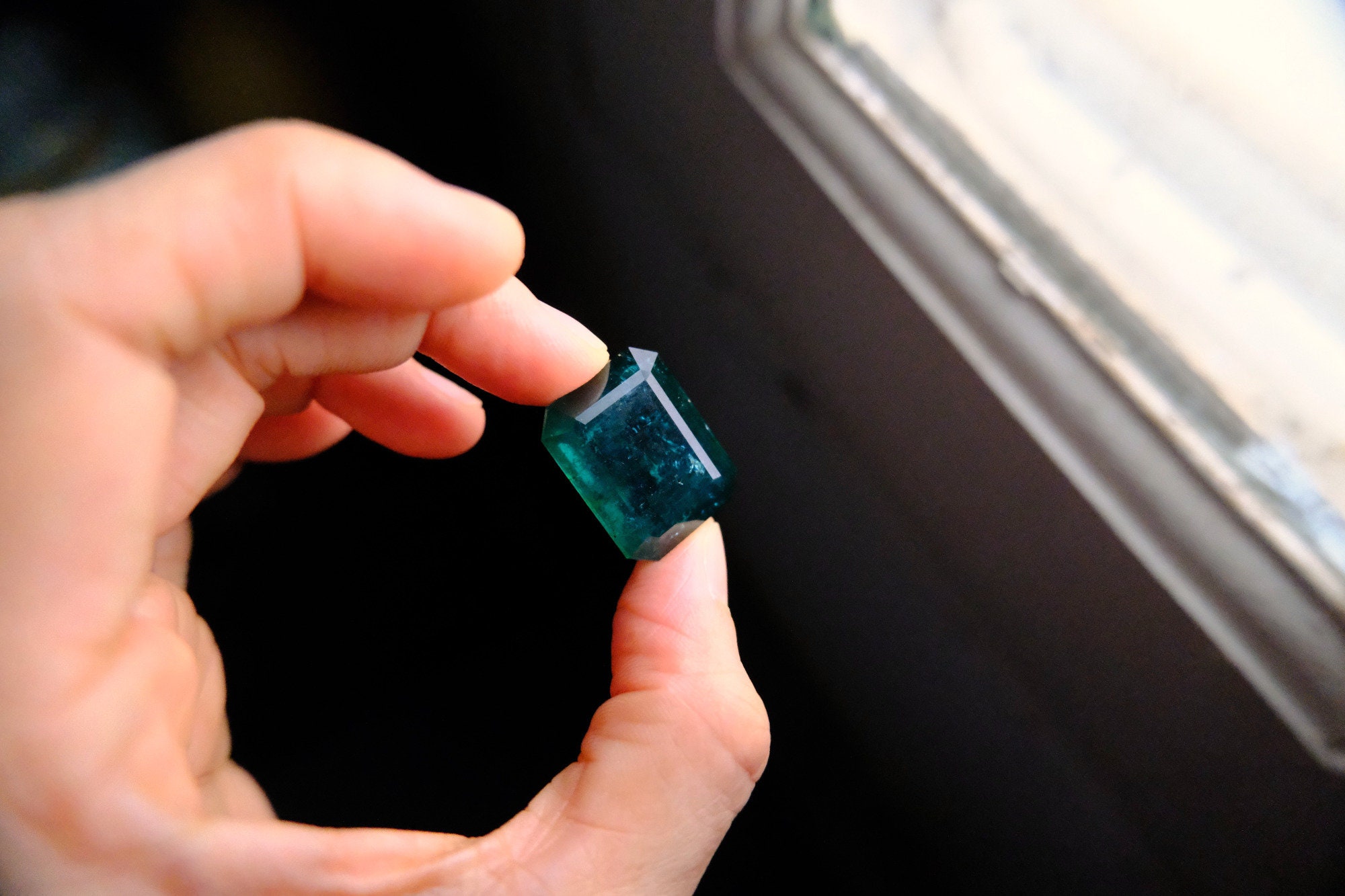 37ct Big Emerald Stone Zambian | Gem Gardener