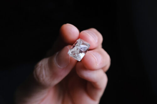 10ct Octahedron Diamond Rough Raw Gem | GEM GARDENER