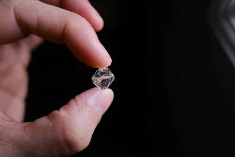 10ct Octahedron Diamond Rough Raw Gem | GEM GARDENER