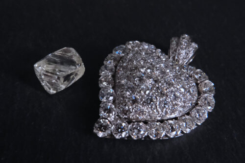 10ct Octahedron Diamond Rough Raw Gem | GEM GARDENER