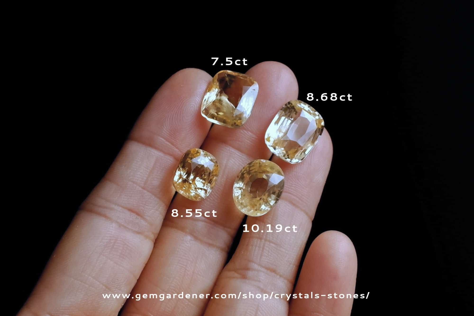 Natural Unheated Yellow Sapphire Gems | Gem Gardener