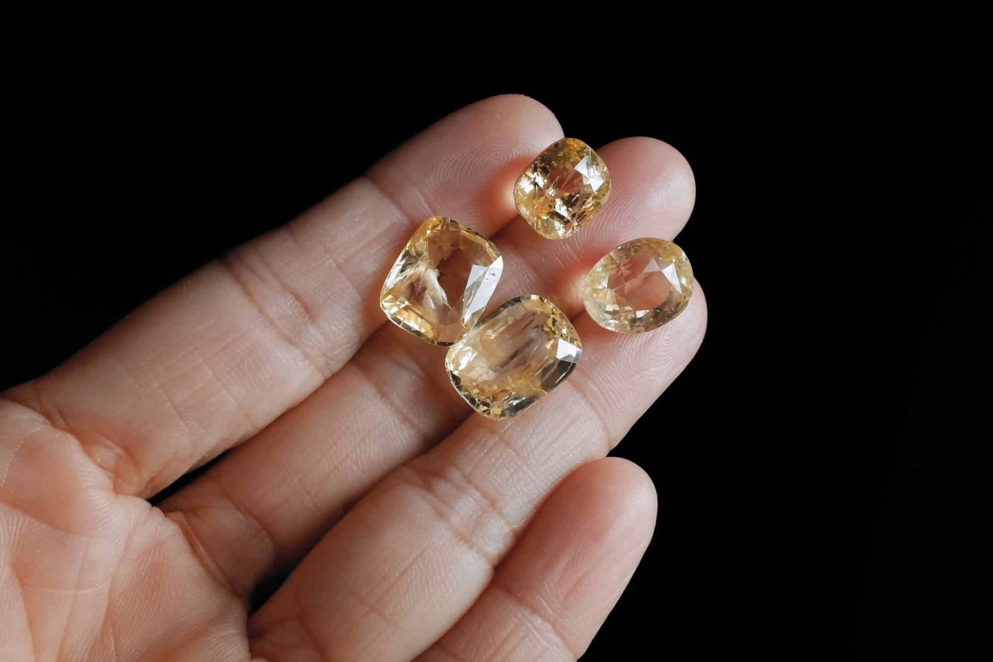 Natural Unheated Yellow Sapphire Gems | Gem Gardener