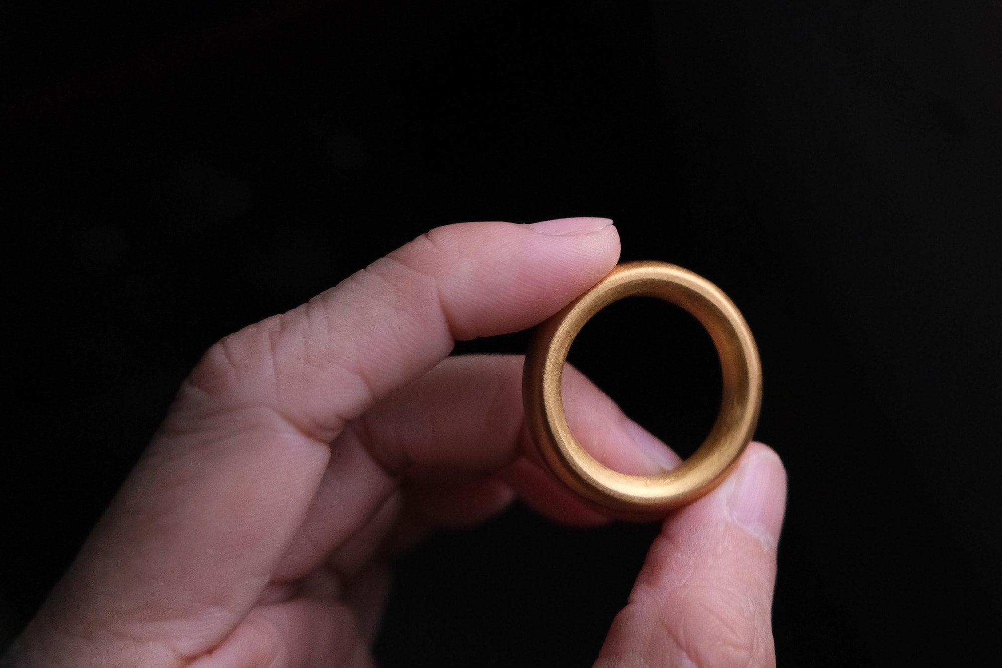 24k 22k Heavy Gold Ring Mens Heft Ring | Gem Gardener